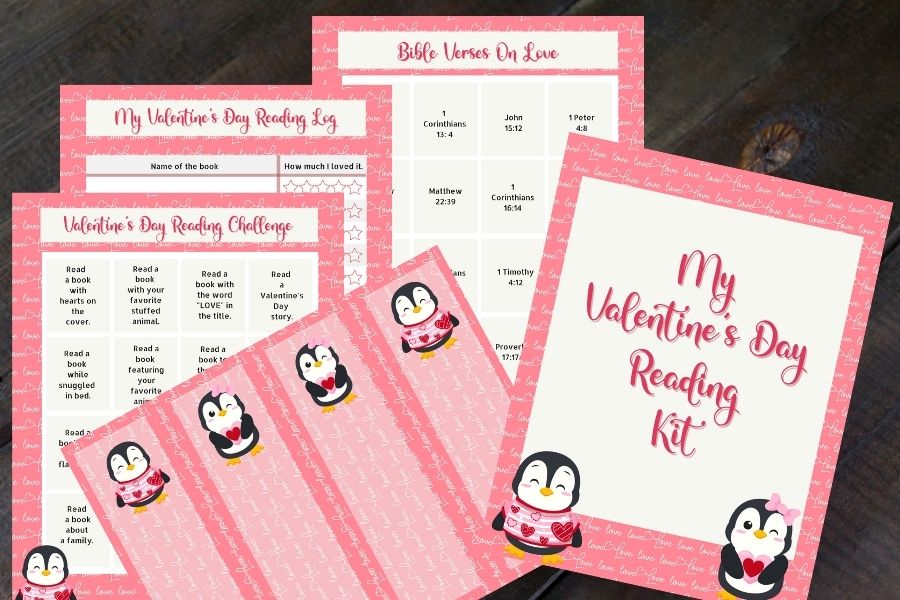 16 Day Valentine’s Day Reading Pack – Pint-sized Treasures
