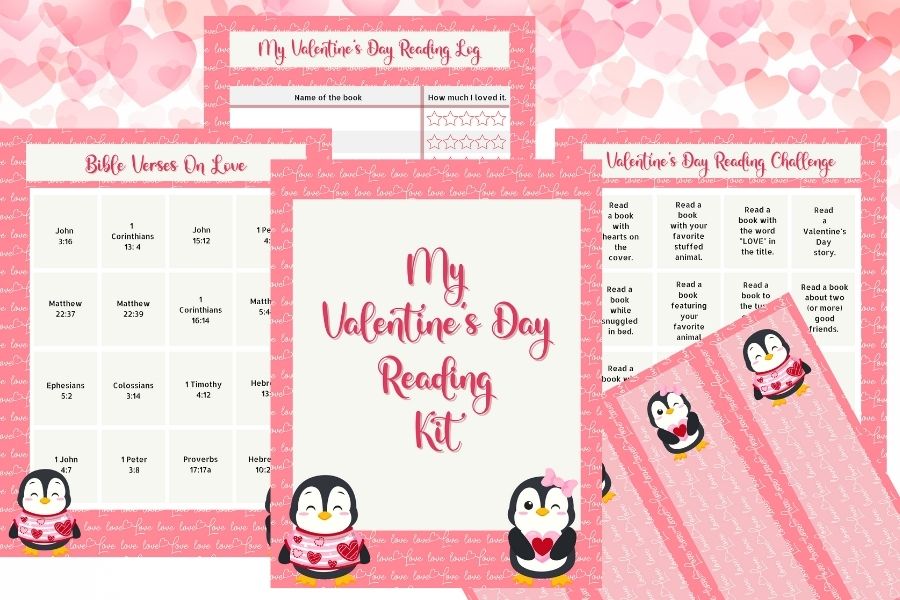 16 Day Valentine’s Day Reading Pack – Pint-sized Treasures
